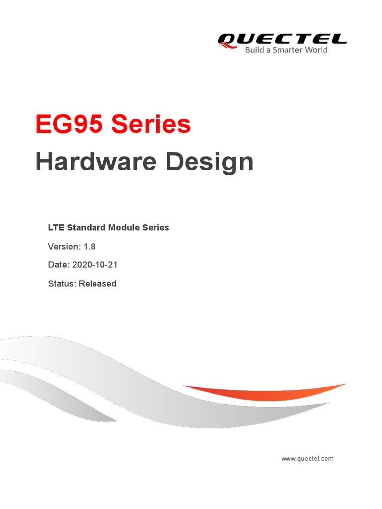 Quectel EG95 Series Hardware Design V1.8 | PDF | Cellular Network ...