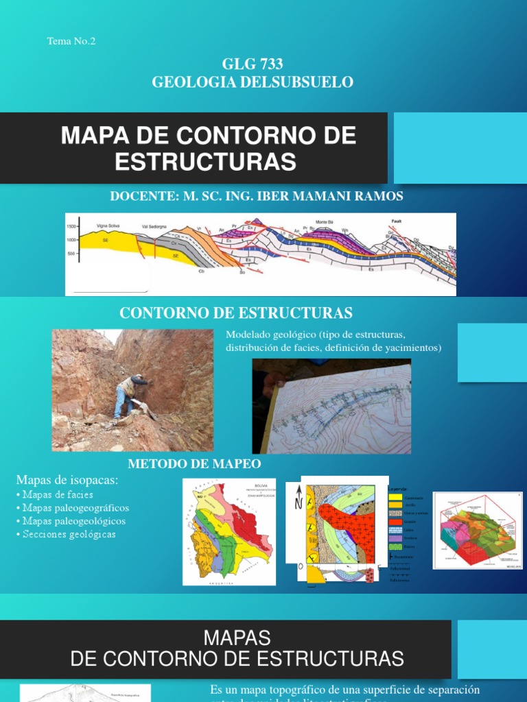 Tema No. 2 Mapa de Estructuras Geologicas | PDF | Mapa | Formación ...