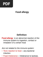 OAS Food Allergy and Cross-Reactivity Chart | PDF