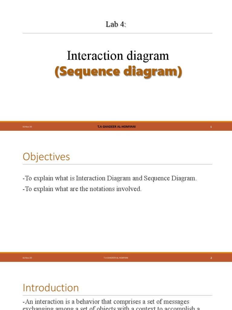 Lab 4-Sequence Diagram | PDF | Unified Modeling Language | Control Flow