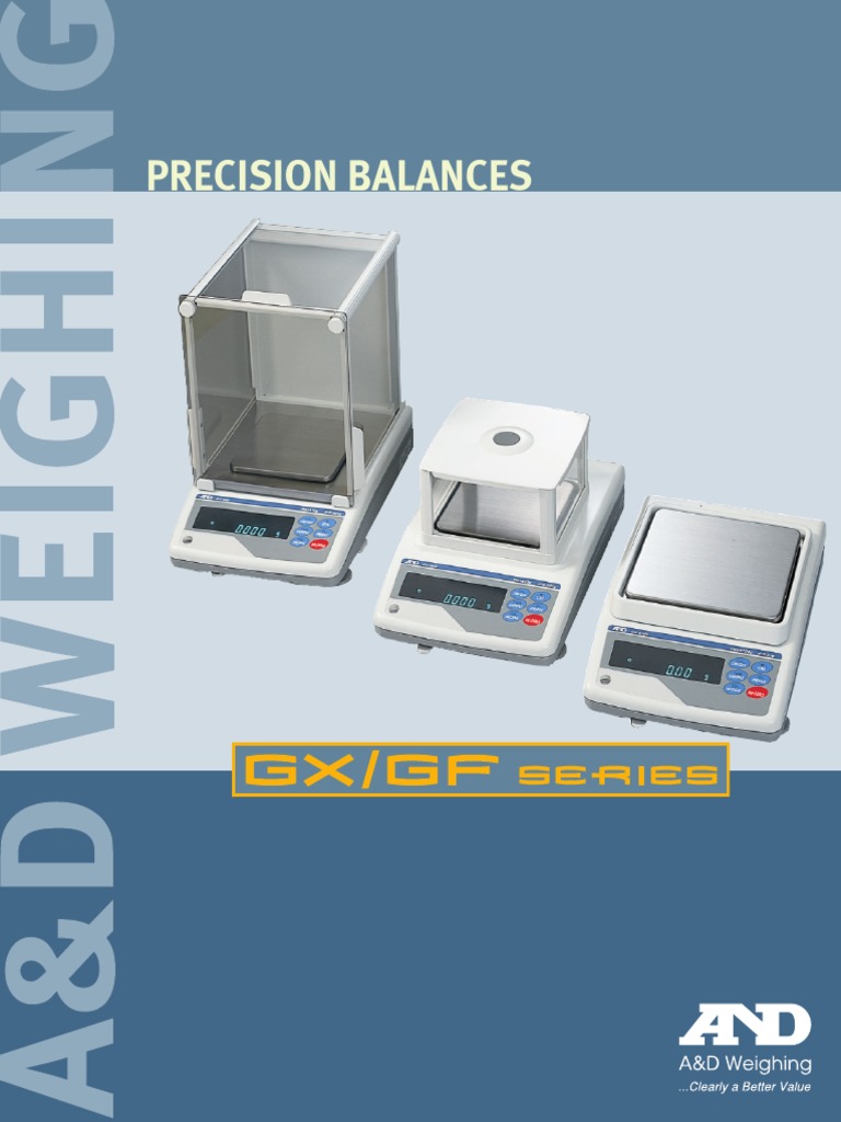 GX GF Series | PDF | Calibration | Troy Weight