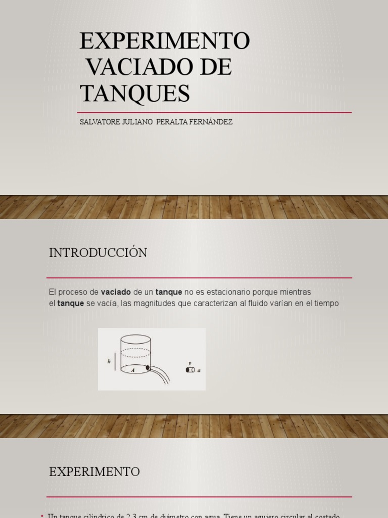 Drenado de Tanques | PDF