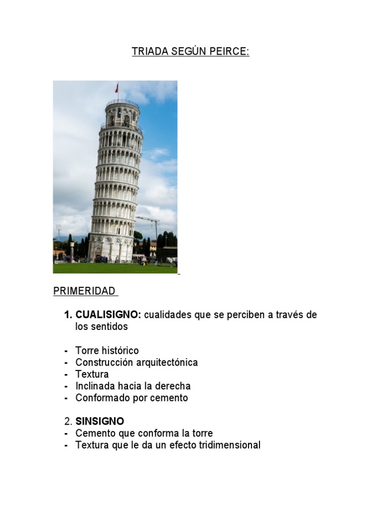 Triada Según Pierce | PDF