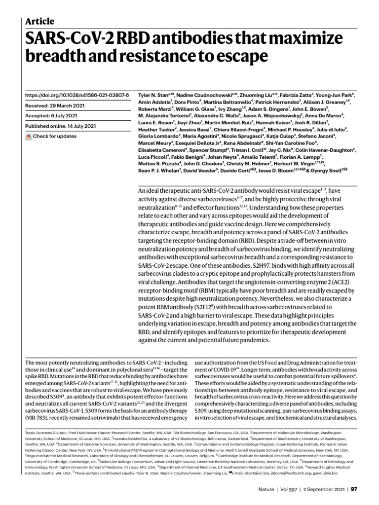 Paper 2 | PDF | Antibody | Epitope