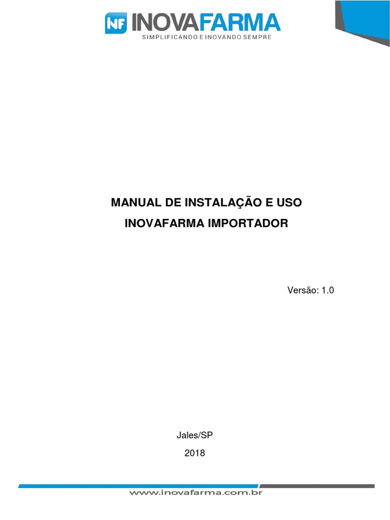 Importador Inovafarma - V1.0 | PDF | Bancos de dados | Modelo cliente ...