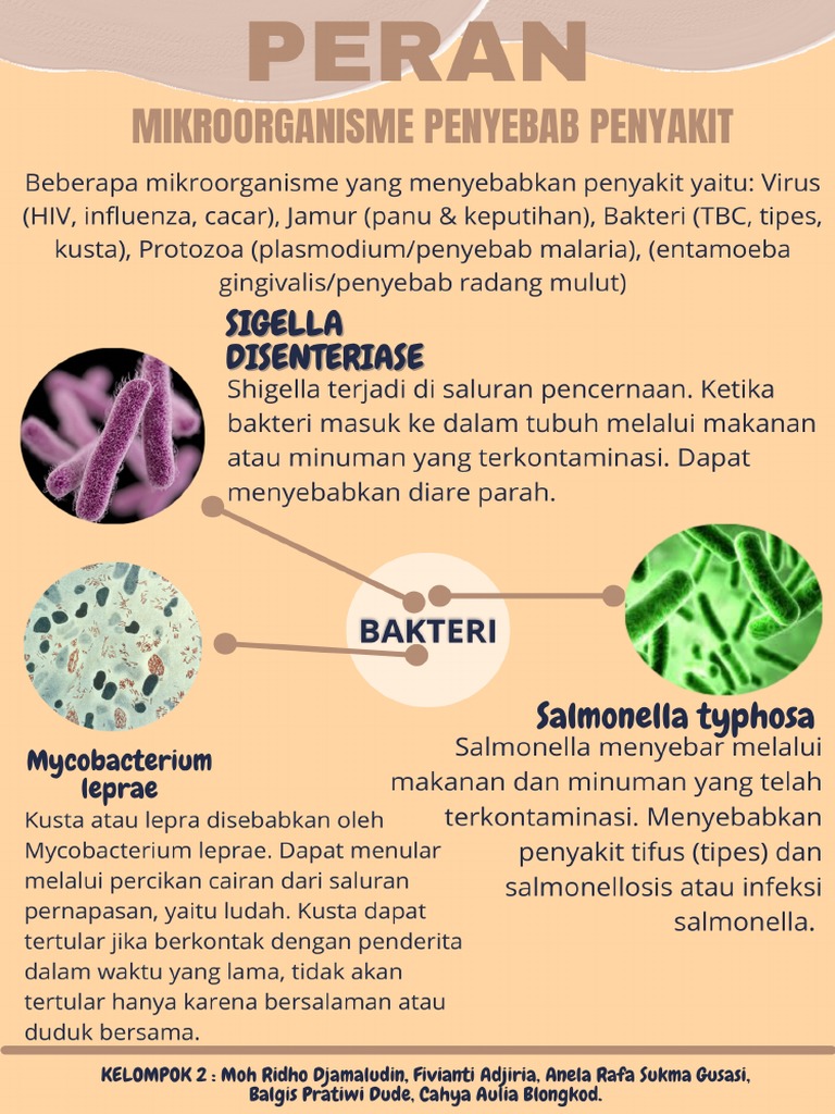 Poster Mikrobiologi Dan Parasitologi - Kelompok 2 | PDF