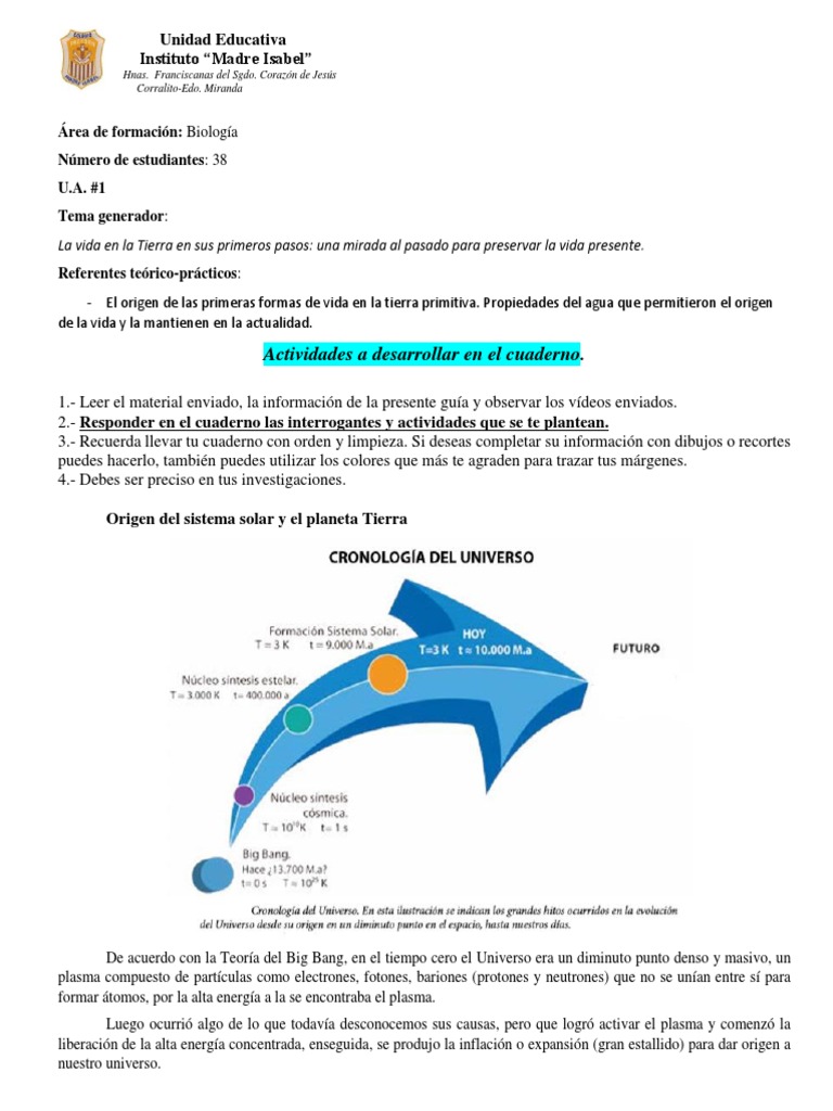 El Origen de Las Primeras Formas de Vida en La Tierra Primitiva ...