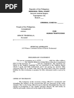 Sample Cyber Libel Case | PDF | Affidavit | Document