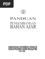 Panduan Pengembangan Bahan Ajar Depdiknas 2008pdf PDF | PDF