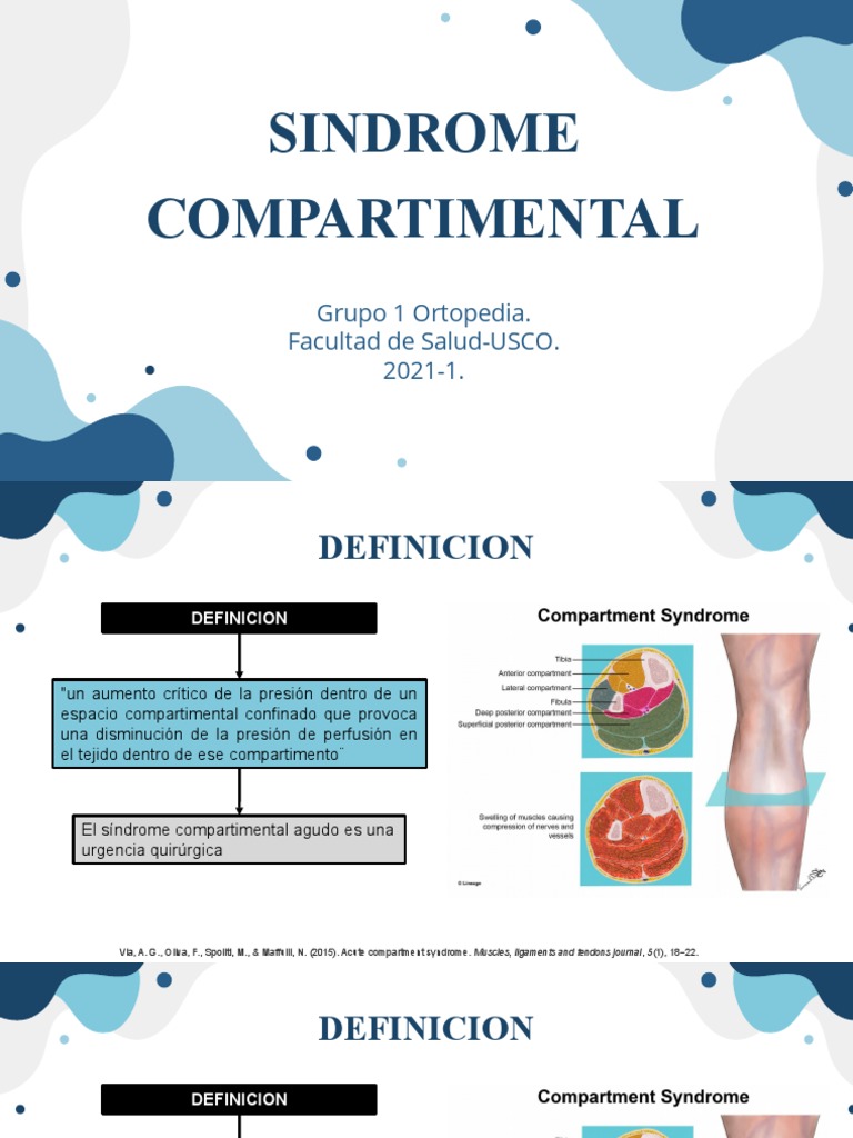Sindrome Compartimental Final | PDF | Medicina CLINICA | Especialidades ...