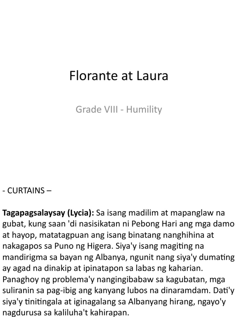 Florante at Laura | PDF