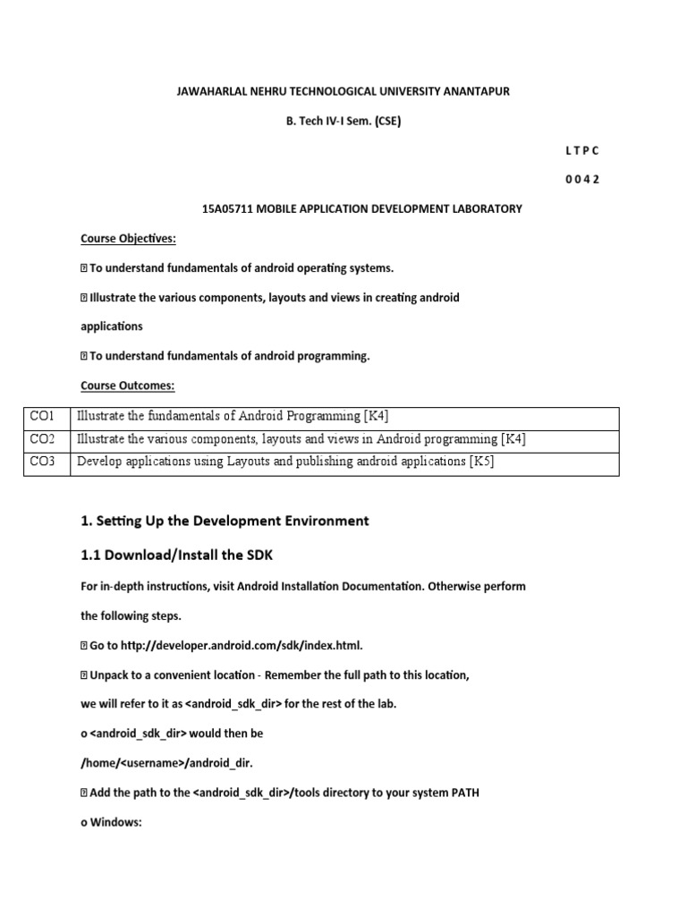 Mad R15 | PDF | Android (Operating System) | Eclipse (Software)