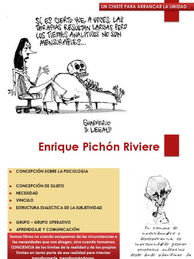 UNRC Psic - Psicologia Social - Pichon Riviere - 2021 | PDF ...