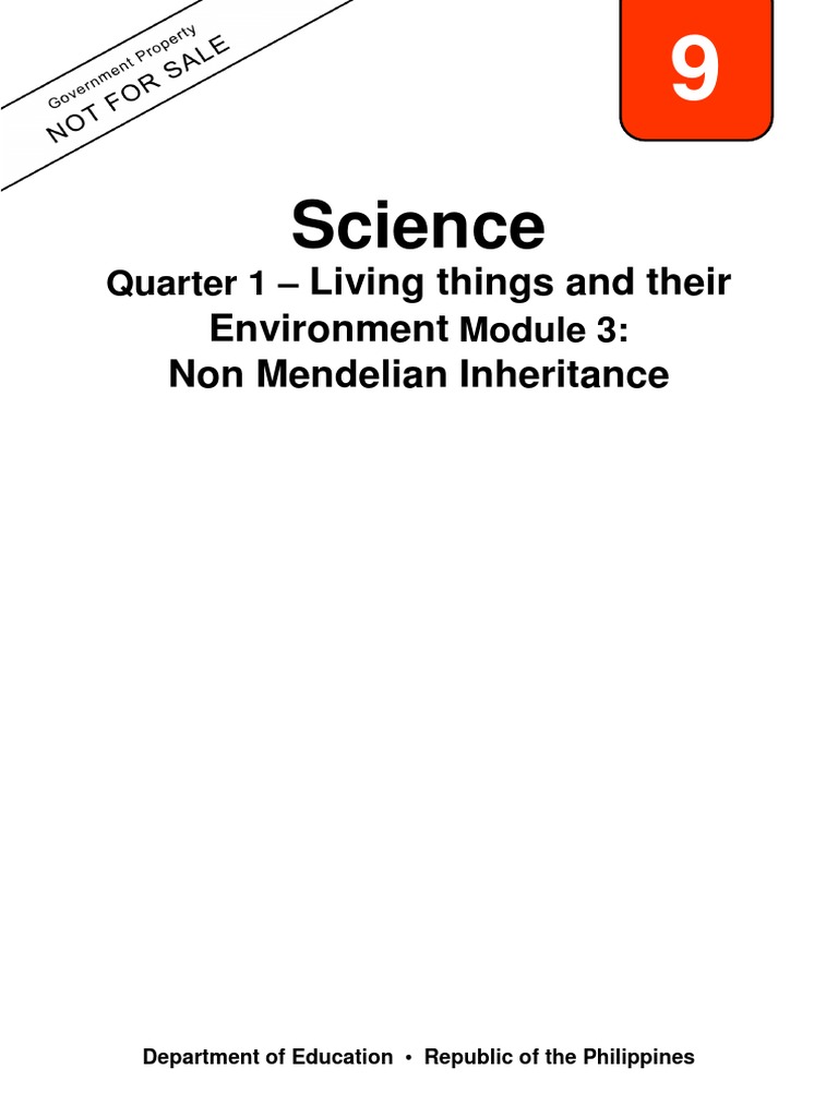 Module 3 Non Mendelian Inheritance | PDF | Dominance (Genetics) | Allele