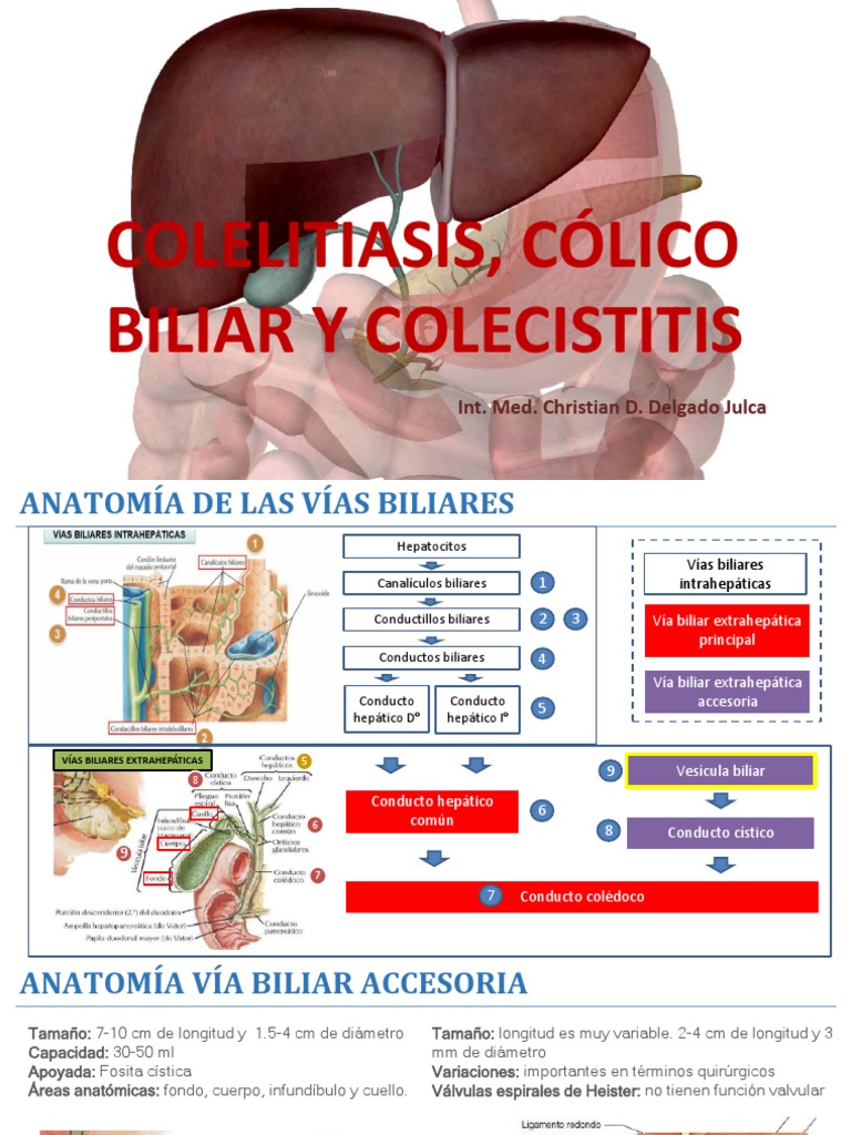 Colelitiasis, Cólico Biliar, Colecistitis | PDF | Vesícula biliar ...