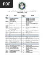 LLDA - MC 2020 11 Guidelines For Conduct of LLDA PCO Training | PDF