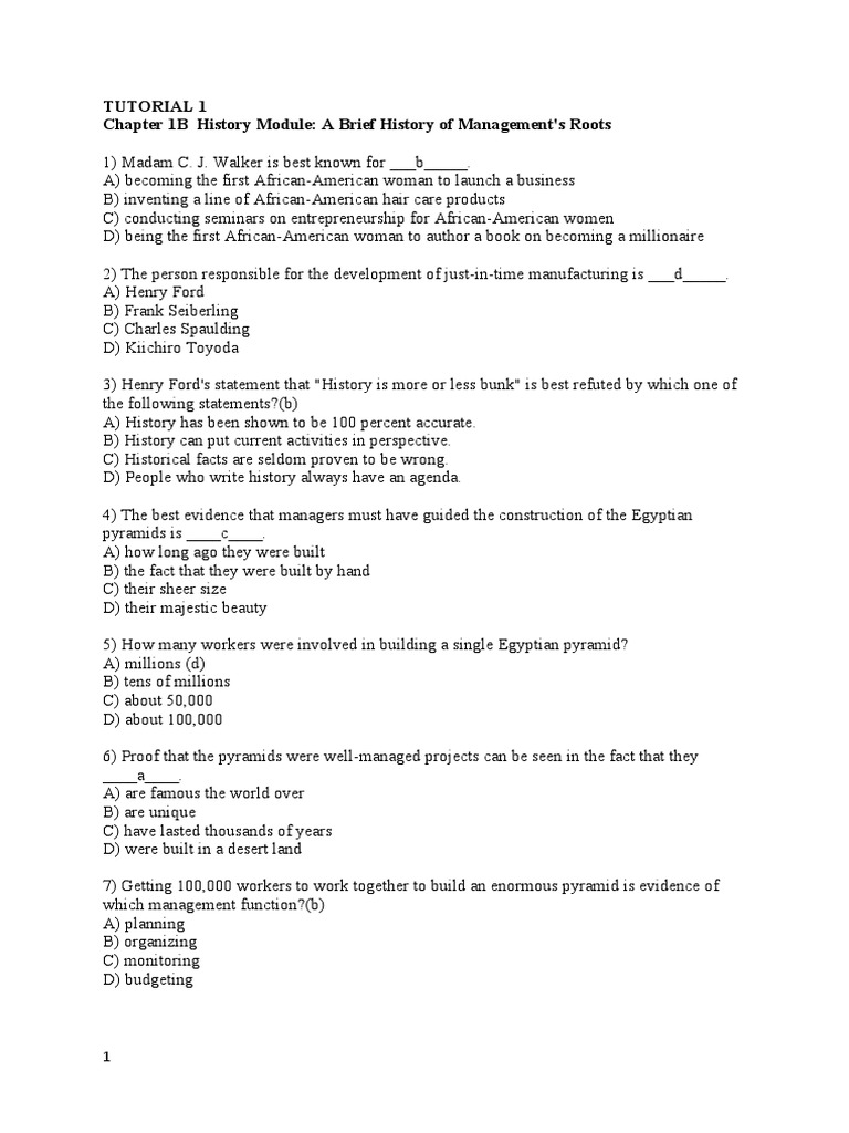 History of Management Concepts | PDF | Economies | Business