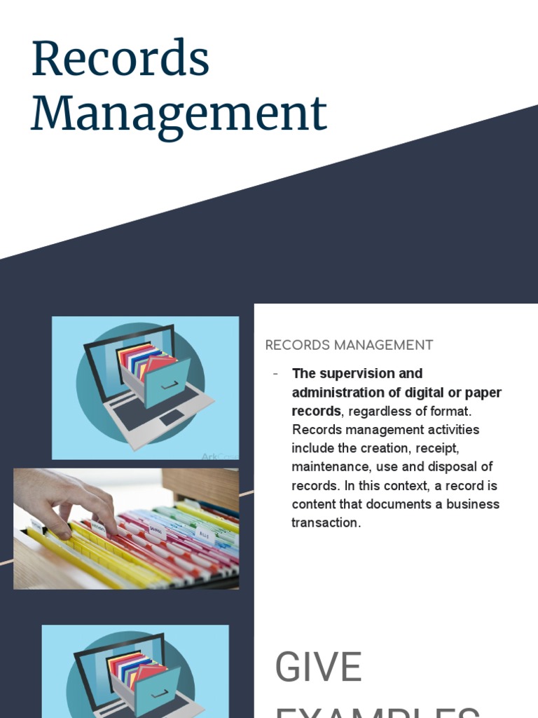 Records Management | PDF | Records Management | Search Engine Indexing