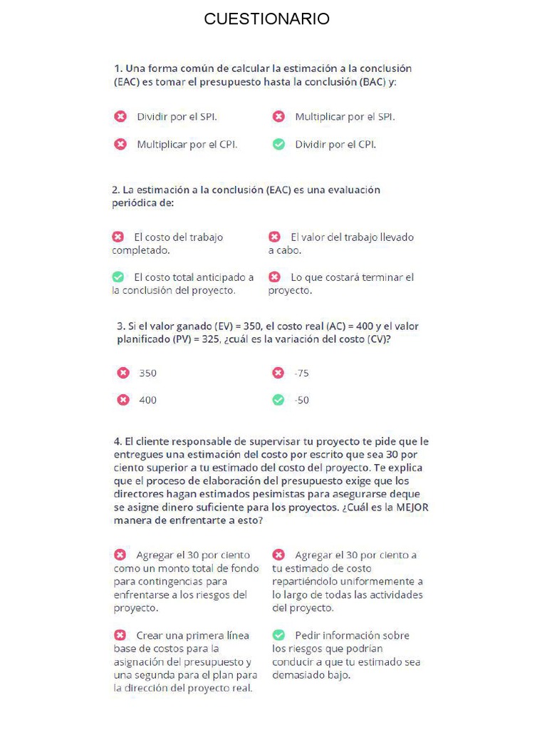 Quiz - Sol - Exmn Final | PDF | Presupuesto | Planificación