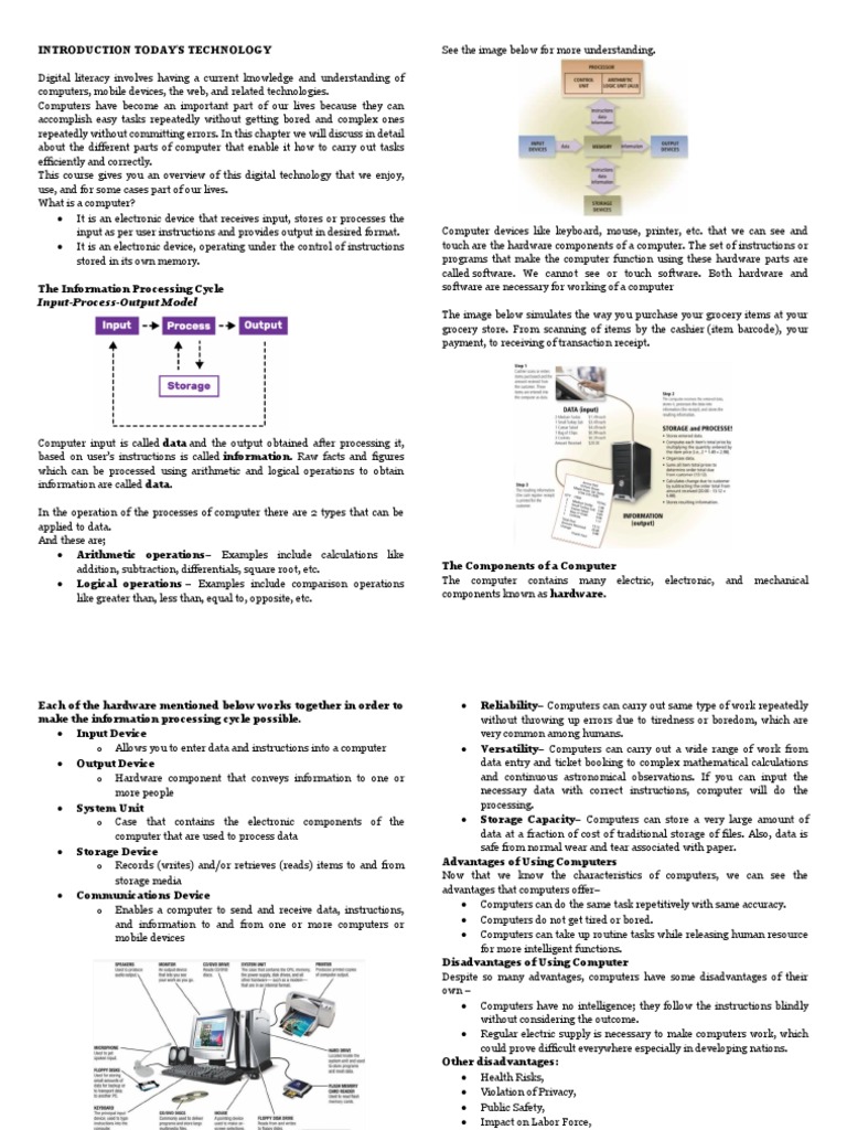 Cfa Week1 Week6 | Download Free PDF | Random Access Memory | Central Processing Unit