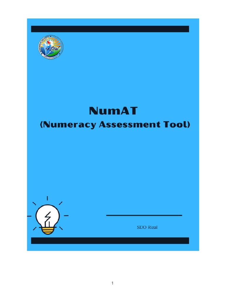 NumAT Numeracy Assessment Tool | PDF | Mathematics | Reading Comprehension