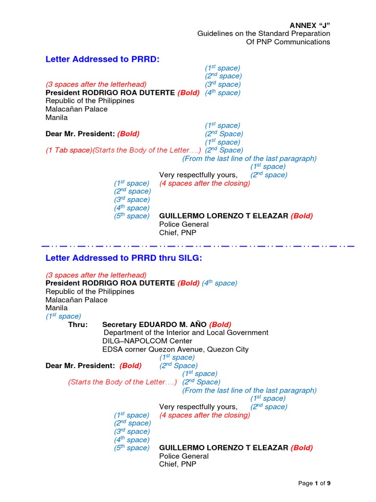 Annex J - Letter Format | PDF | Metro Manila | Makati
