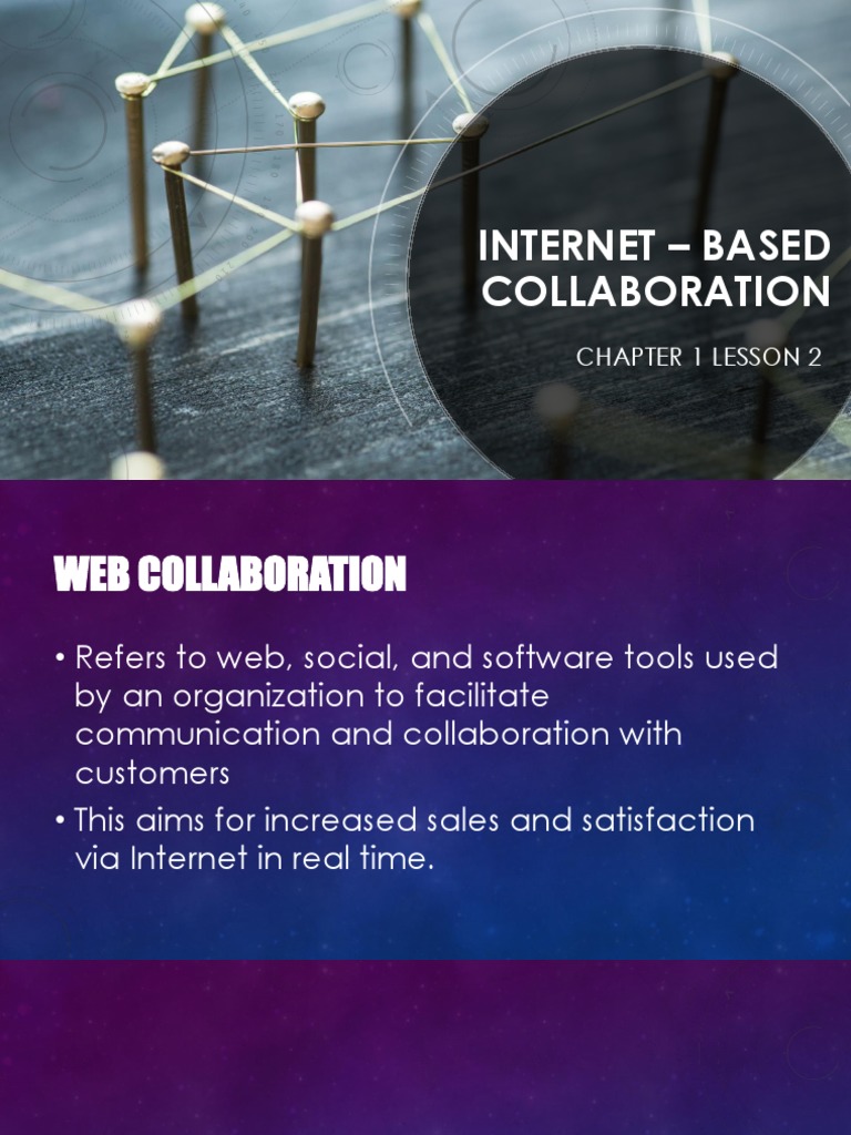 Internet - Based Collaboration: Chapter 1 Lesson 2 | PDF | World Wide ...