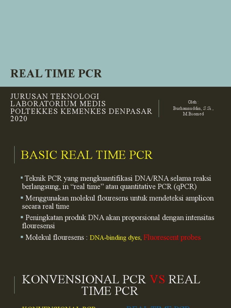 Real Time PCR | PDF