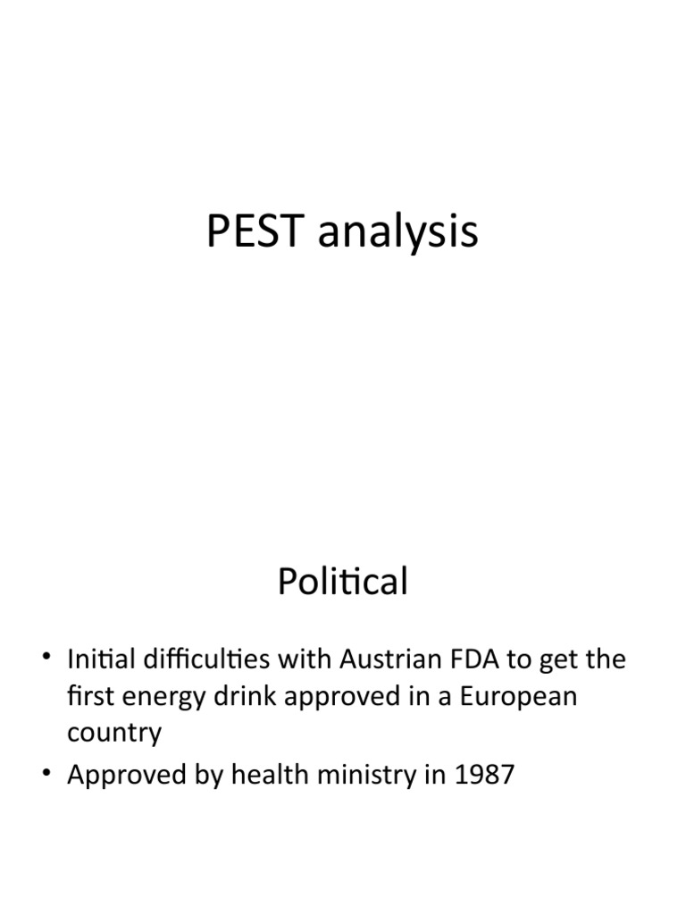 PEST Analysis | PDF