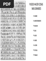 Sopa de Letras Del Metodo Cientifico PDF | PDF