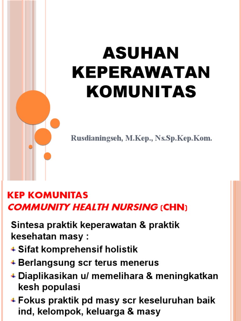 Proses Askep Komunitas | PDF