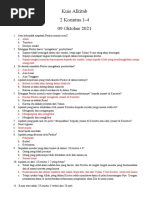 50+ Kuis Alkitab Untuk Anak Sekolah Minggu - BersamaKristus | PDF