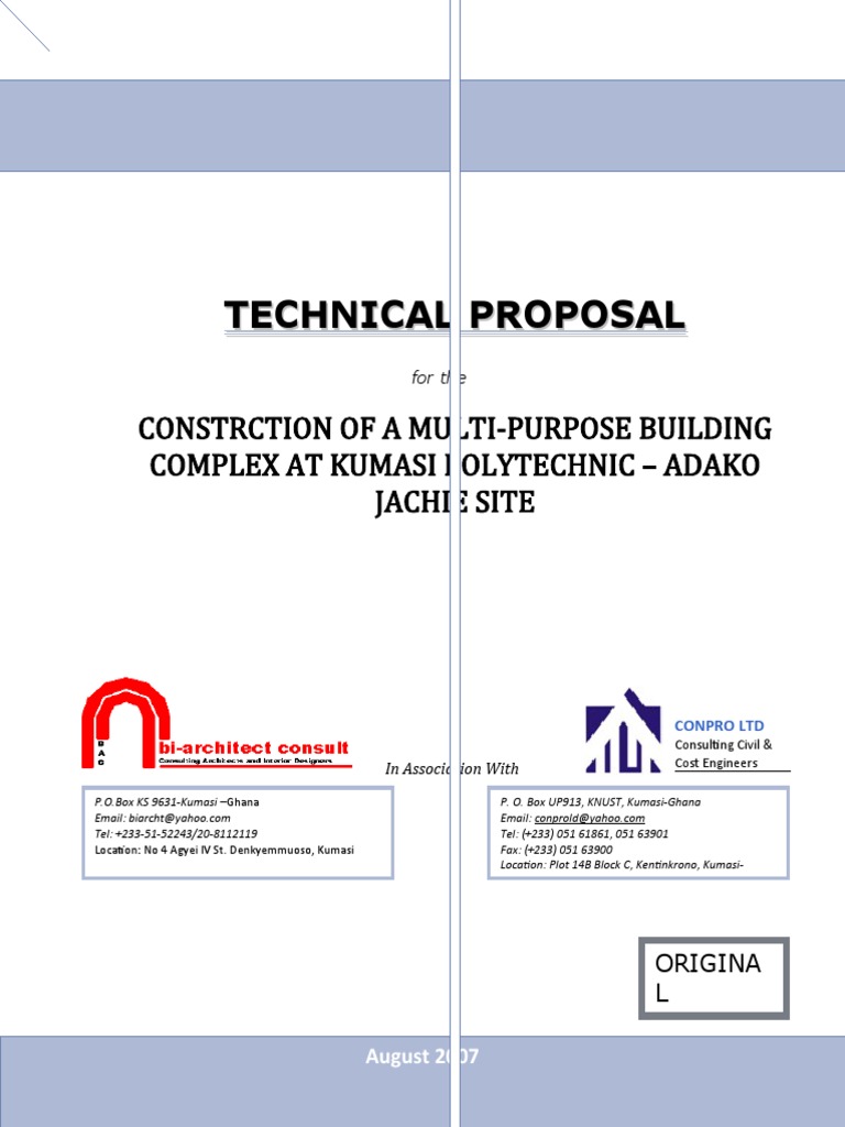Technical Proposal | PDF | Libraries | Topography