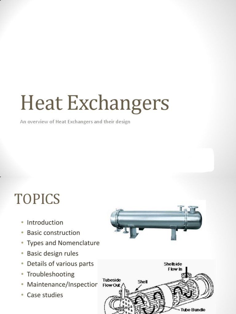 Overview of Heat Exchanger Types | PDF | Heat Exchanger | Corrosion