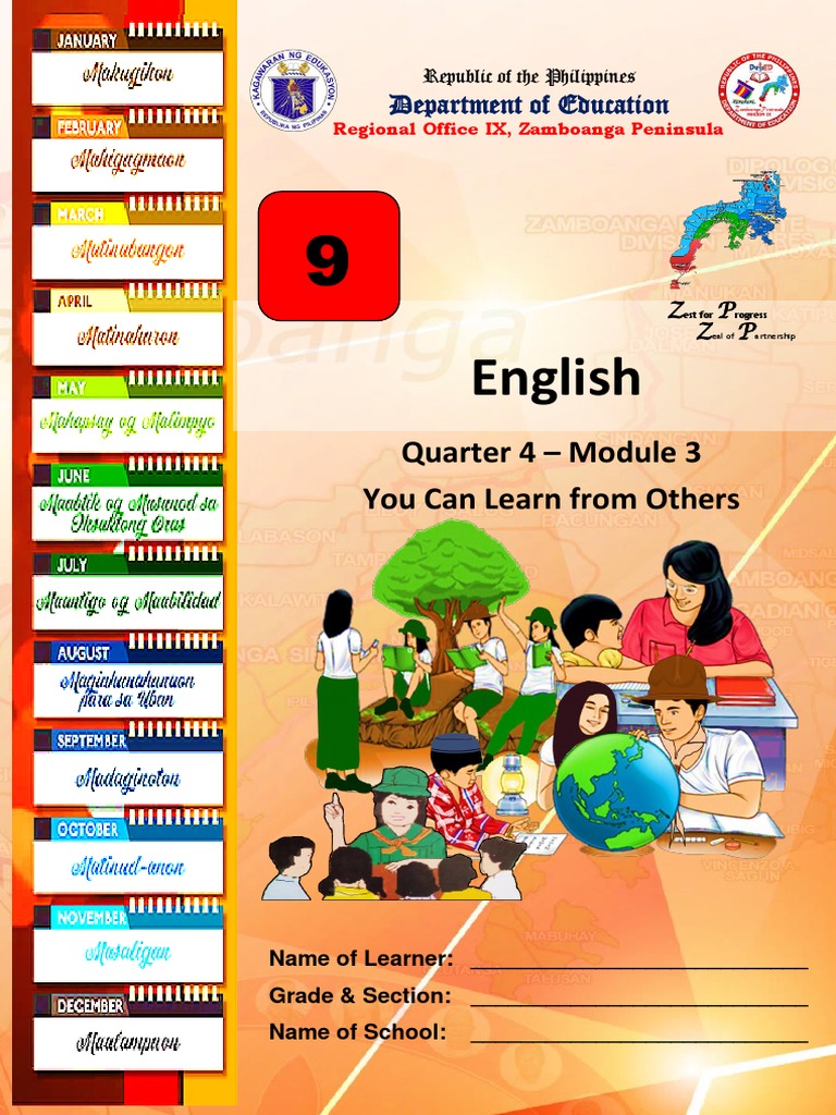 English: Quarter 4 - Module 3 You Can Learn From Others | PDF