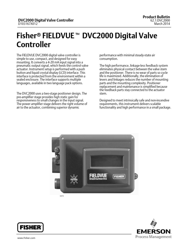 DVC 2000 | PDF | Actuator | Relay