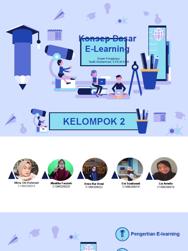 Kelompok 2 - Konsep Dasar E-Learning | PDF | Karier & Perkembangan | Seni