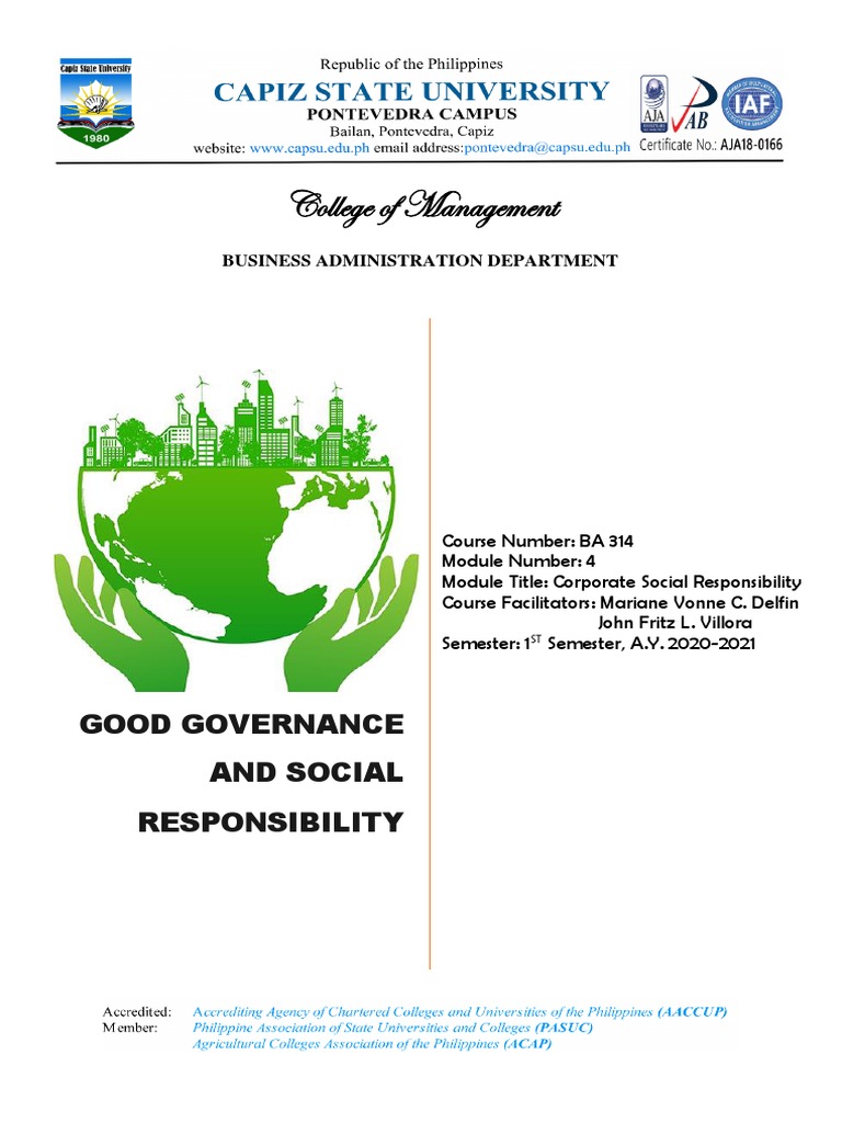 CSR Module-4 | PDF | Corporate Social Responsibility | Carbon Footprint