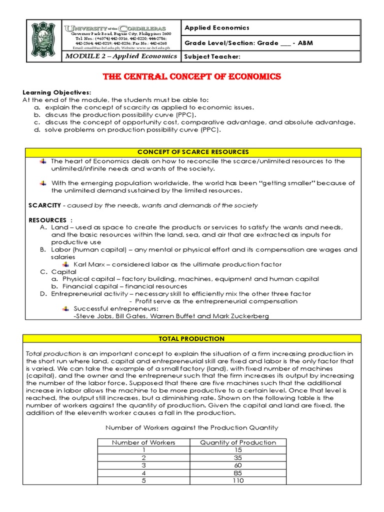 Module 2 Econ | PDF | Economies | Economics