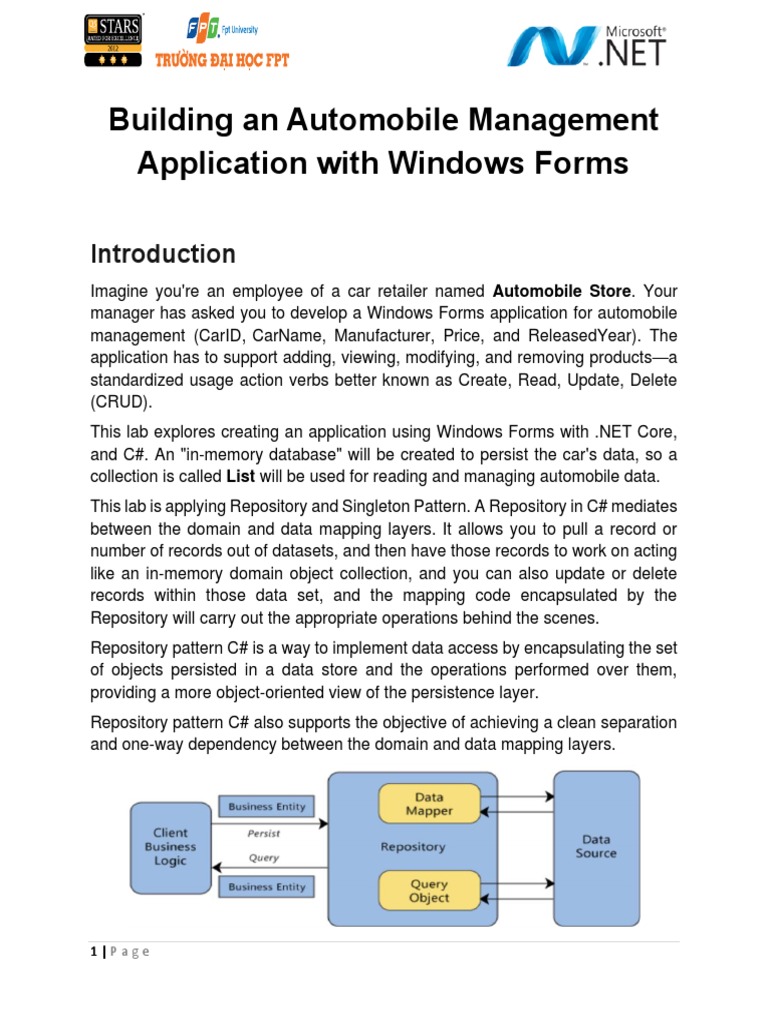 Lab 01 AutomobileManagement Using LINQ and WinForms | PDF | C Sharp ... Lab 01 AutomobileManagement Using LINQ and WinForms | PDF | C Sharp ...