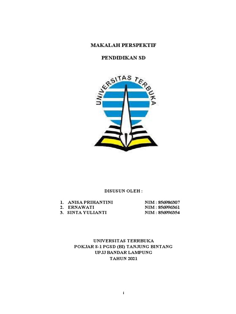 Makalah Perspektif Pendidikan Modul 2 | PDF | Karier & Perkembangan