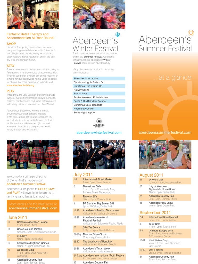 Summer Festival Leaflet | PDF | Leisure