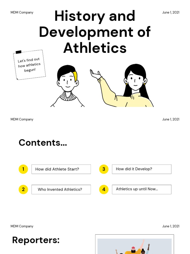History and Development of Athletics | PDF