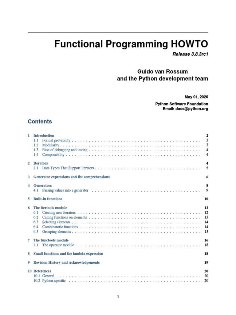 Howto Functional | PDF | Object Oriented Programming | Programming Paradigms