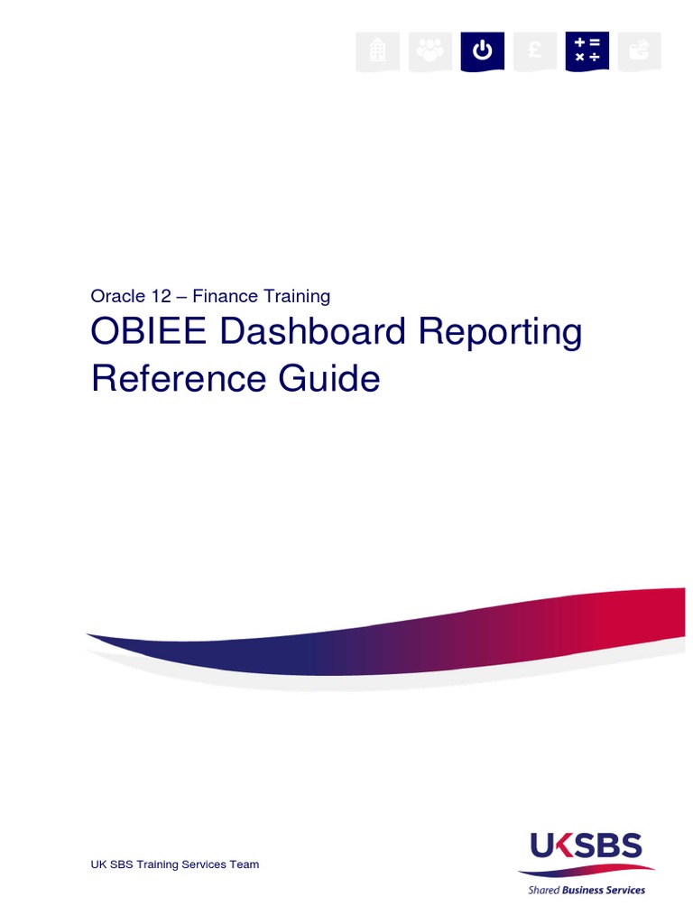 OBIEE Dashboard Reporting Reference Guide | PDF | Invoice | Business