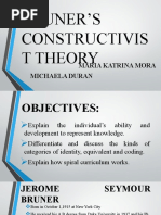 Module 12 Bruners Constructivist Theory | PDF | Learning | Curriculum