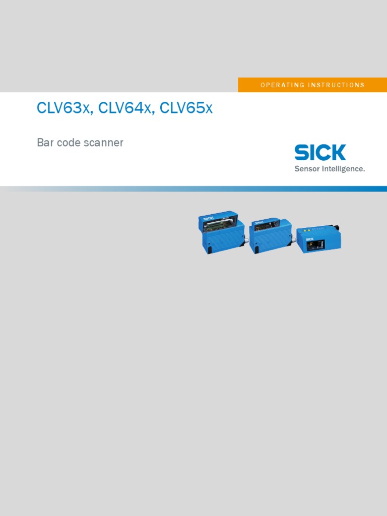Operating Instructions Clv63x Clv64x Clv65x Bar Code Scanners en ...
