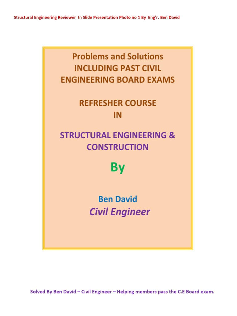 Structural Engineering Review Slides | PDF | Engineer | Economic Sectors