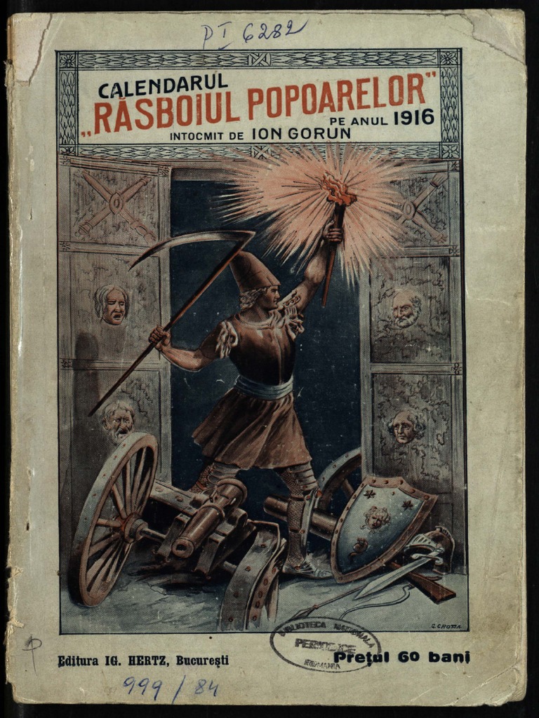 Ion Gorun - Calendarul Rasboiul Popoarelor - Pe Anul 1916 | PDF