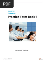 TOEFL MAP Speaking Intermediate 해답 - 배포용 | PDF